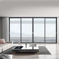 China 50 Series Aluminum Alloy Sliding Door with Tempered Glass - Custom Colors, 20,000 Sqms Monthly Capacity for sale