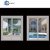 China Three Rail Broken Bridge Aluminum Sliding Door with 40dB Sound Insulation and 4500Pa Wind Resistance for Villas for sale