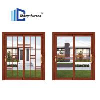 China Three Rail Broken Bridge Aluminum Sliding Door with 40dB Sound Insulation and 4500Pa Wind Resistance for Villas for sale