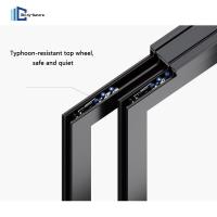 China 50 Series Broken Bridge Aluminum Sliding Doors - 3-Rail System with NFRC Certification for Villas and Hotels for sale