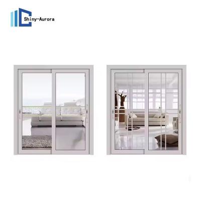 China High End Aluminium Sliding Doors Waterproof 50mm Broken Bridge Thermal Insulation for Hotel Family for sale