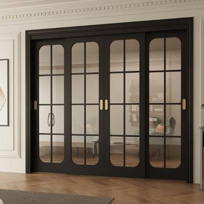 China Powder Coated Aluminium Sliding Doors Double Glazed 100 or 120 Model Thermal Break 2.0mm for sale