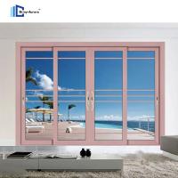 China Panorama Aluminium Sliding Doors , Narrow Thin Office Partition Door for sale
