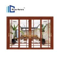 China Panorama Aluminium Sliding Doors , Narrow Thin Office Partition Door for sale