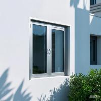 China White Aluminum Sliding Window with 5mm Glass and Multi-Point Locking System - 1.2mm Frame Thickness for sale
