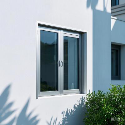 China White Aluminum Sliding Window with 5mm Glass and Multi-Point Locking System - 1.2mm Frame Thickness for sale