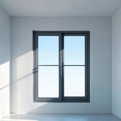China 1.2mm Frame Multi Point Soundproof Sliding Aluminum Window with 5mm Glass - Custom Sizes Available for sale
