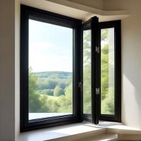 China Sound Proof Aluminum Sliding Window with 1.2mm Frame and 5mm Glass - Multi-Point Locking System for sale