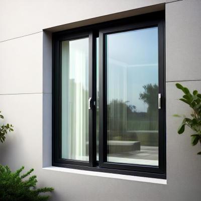 China 1.2mm Aluminum Sliding Window with Sound Insulation and Multi-Point Locking System for Home and Office for sale