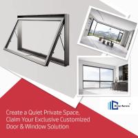 China SA-72 Thermal Break Aluminum Awning Windows with 2.0mm Frame and EPDM Sealing for Soundproof Performance for sale