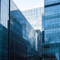 China Custom Tempered Glass Curtain Wall 6mm-19mm Thickness Low-E Energy Efficient for Commercial Buildings for sale