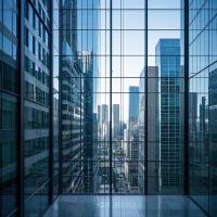 China 8mm+12A+8mm Low-E Insulated Glass Curtain Wall - Soundproof Office Building Facade System with 6mm-19mm Custom Thickness for sale