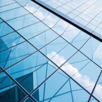 China 8mm Coated Translucent Glass Curtain Wall System with Low-E Glass - 6mm-19mm Thickness Options for Sound Insulation for sale