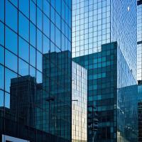 China Custom Glass Curtain Wall System with 8mm+12A+8mm Coated Glass, Soundproof & Energy Efficient for Commercial Buildings for sale