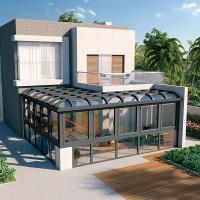 China 10x12 ft Aluminum Sunroom with UV Protection - 1.8mm Frame & 6 Windows for Indoor Gardens & Living Spaces for sale