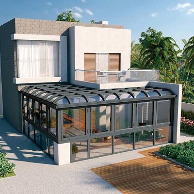 China 10x12 ft Aluminum Sunroom with UV Protection - 1.8mm Frame & 6 Windows for Indoor Gardens & Living Spaces for sale