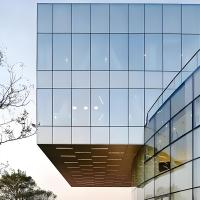 China UV Resistant Unitized Curtain Wall with Triple Tempered Glass 2.5kpa Wind Pressure for sale