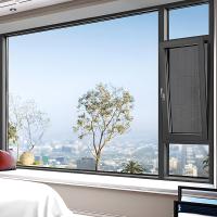 China 100mm Frame Depth Unitized Glass Curtain Wall 6mm Panel Thermal Insulation Double Glazed for sale