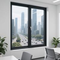 China 6063-T5 Aluminum Unitized Curtain Wall 2.5kpa Wind Pressure 100mm Frame for sale