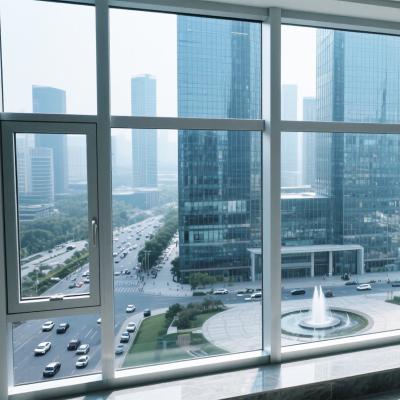 China Double Glazed Unitized Curtain Wall 100mm Frame Depth 6mm Panel Thickness for Sustainable Building Envelopes for sale