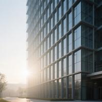 China 100mm Aluminum Unitized Curtain Wall with Double Glazed Glass for sale