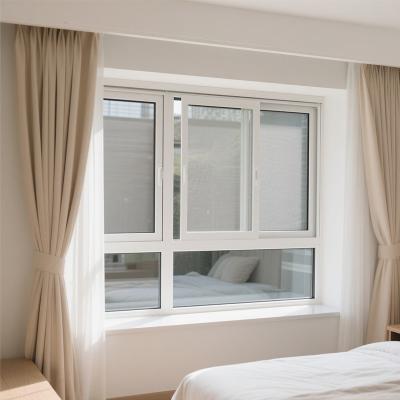 China Custom Aluminum Sliding Window 1.2mm Frame with Insulated Glass - Energy Efficient Modern Design for sale