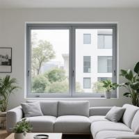 China Custom Aluminum Sliding Window 1.2mm Frame with Insulated Glass - Energy Efficient Modern Design for sale