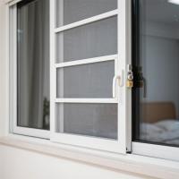 China White Aluminum Sliding Windows with Screen 1200mm x 1500mm Energy Efficient Secure for sale