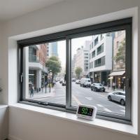 China Weatherproof Aluminum Sliding Windows & Doors Energy Efficient 80mm Frame for Residential Urban Spaces for sale