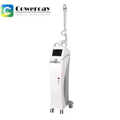 China 40W CO2 Fractional Laser Skin Resurfacing Machine 10600nm Scar Removal Skin Rejuvenation for sale