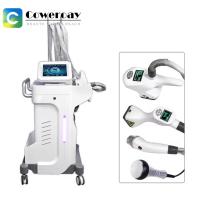 China Vela Shaping Slimming Device 4 Handles Vacuum RF Cavitation Therapy 1MHz 635nm for sale