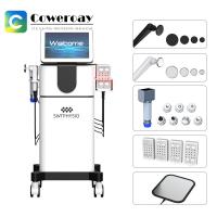 China 448K CET RET Shockwave EMS Lipolysis Body Slimming Machine 600W 12inch Touch Screen for sale