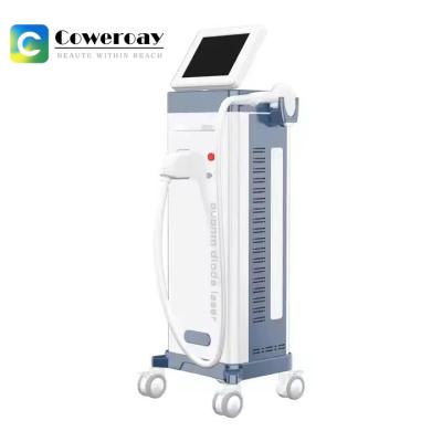 China 808nm Diode Laser Hair Removal Machine 1200W 10x12mm Spot for Skin Rejuvenation for sale