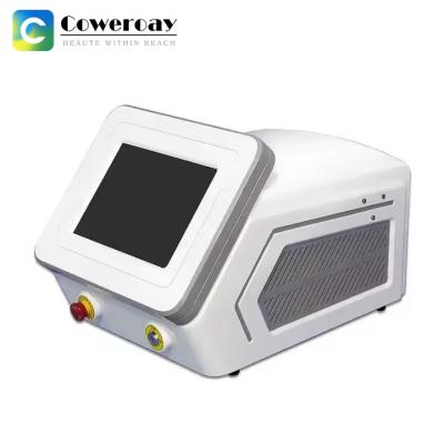 China Triple Wavelength Diode Laser Hair Removal Machine 755nm 808nm 1064nm 1200W Wind Cooling for sale