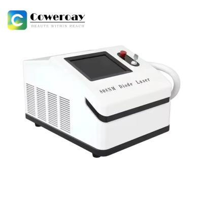 China 808nm Diode Laser Hair Removal Machine 1200W 1-10Hz Adjustable Ice Permanent for sale