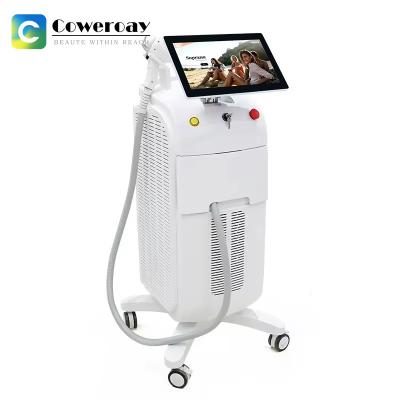 China 1200W Diode Laser Hair Removal Machine 808nm 3 Wavelength with Cooling System for Salon for sale