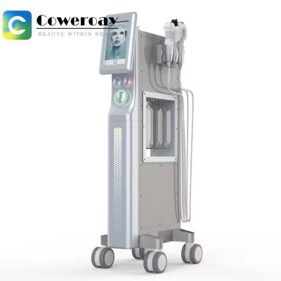 China 6 in 1 Hydra Dermabrasion Facial Machine with Visual Probe 100-240V for Deep Cleaning Anti Wrinkle for sale