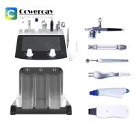 China 7 in 1 Hydra Hydrodermabrasion Facial Machine 90Kpa Vacuum RF Skin Scrubber PDT LED for sale