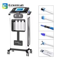 China 6 in 1 Hydro Dermabrasion Facial Machine 250W Aqua Peeling Skin Care Rejuvenation with RF and Ultrasonic for sale