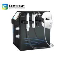 China Aqua Hydrafacial Machine Diamond Microdermabrasion 200W 90Kpa with LED Mask for sale