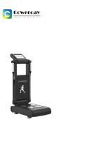 China Multi-Frequency Body Composition Analyzer 10-300kg Body Fat Muscle Mass Tester for sale