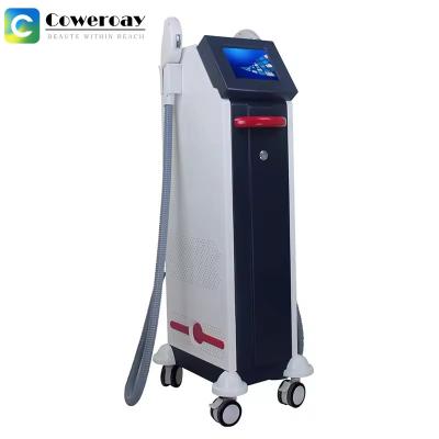 China 2 Handles IPL E Light SHR Laser Permanent Hair Removal Machine 2000W Skin Rejuvenation for sale