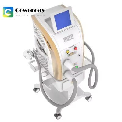 China M22 IPL Hair Removal Nd Yag Laser Tattoo Removal Machine 2000W with Two Handles for sale