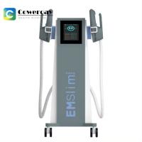China 4 Handles EMS Muscle Stimulator Machine For Increasing Fat Dissolving Deep Muscle Train for sale