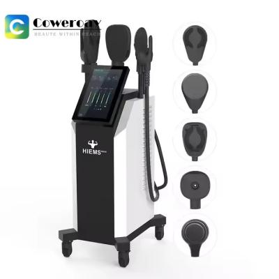 China Hiems EMS + EMT 5 Handles Electronic Muscle Stimulate Sculpting Machine for sale