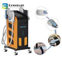 China 7 Tesla 4 Handles EMS Body Sculpting Machine 4500W Muscle Stimulator Fat Burning for sale