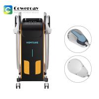 China 7 Tesla 4 Handles EMS Body Sculpting Machine 4500W Muscle Stimulator Fat Burning for sale