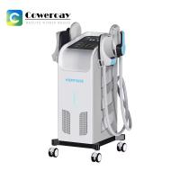 China 7 Tesla 4 Handles EMS Body Sculpting Machine 4500W Muscle Stimulator Fat Burning for sale