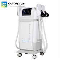 China Air Cooling EMS Body Sculpting Machine 4 Handles 7 Tesla HI-EMT Muscle Stimulation 4500W for sale
