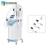 China Semiconductor Cooling Vacuum Slimming Machine , Cryo Weight Loss Machine With 4 Handles for sale